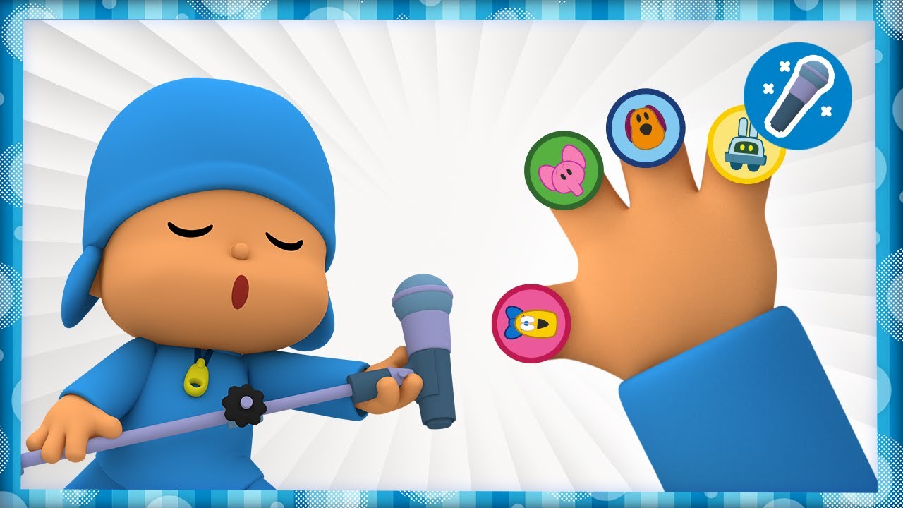 🤚 ☺️🎤FINGER FAMILY KARAOKE 🤚 ☺️🎤 | Nursery Rhymes & Baby Songs - Pocoyo ...