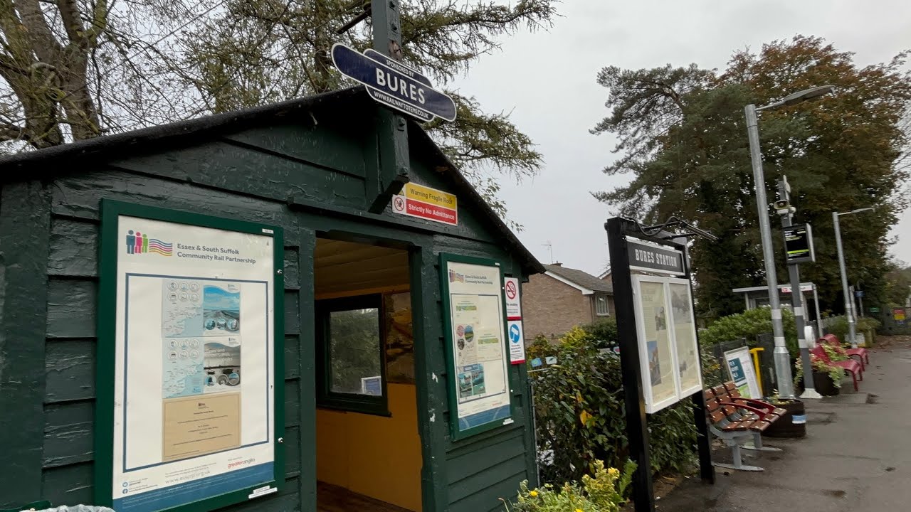 Bures Railway Station | Trains at and a tour of the station | 19/10 ...