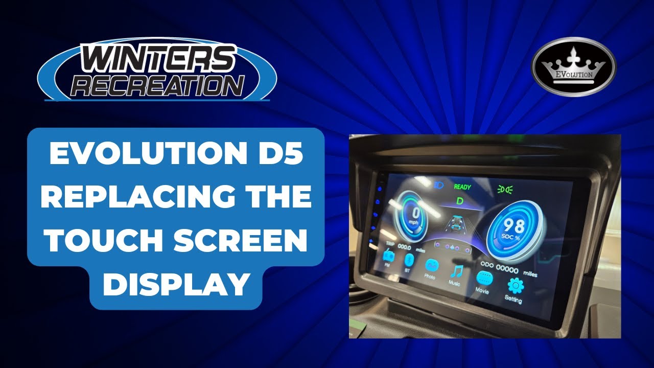 Evolution D5 Ranger & D5 Maverick Golf Cart | Replacing the Touch ...