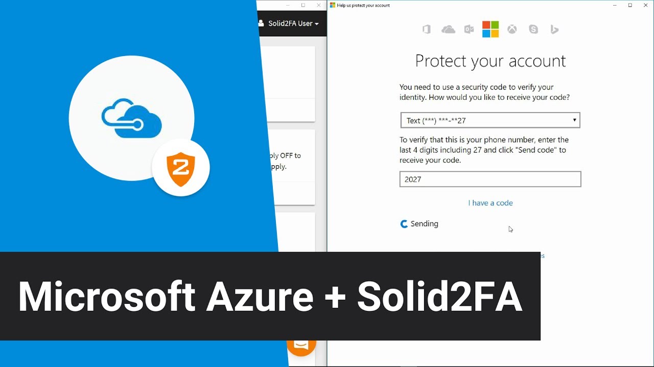 Microsoft Azure + Solid2FA — Secure 2-Step Login for your Microsoft ...