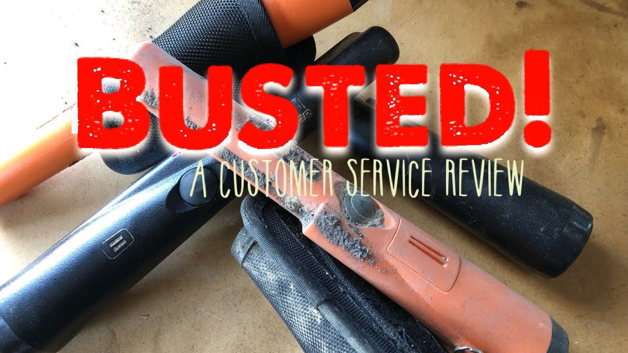 Busted pin pointers- Garrett Customer Service Review! - YouTube