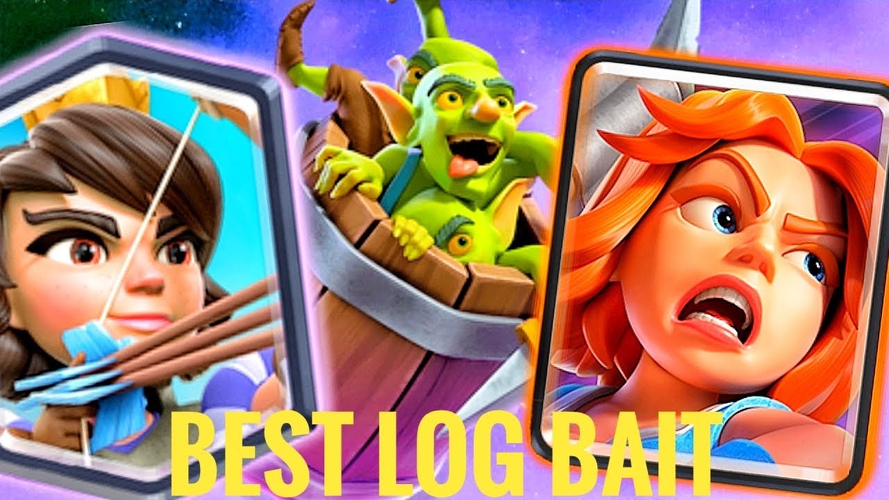 THE BEST LOG BAIT DECK FOR 2023 IN CLASH ROYALE - YouTube