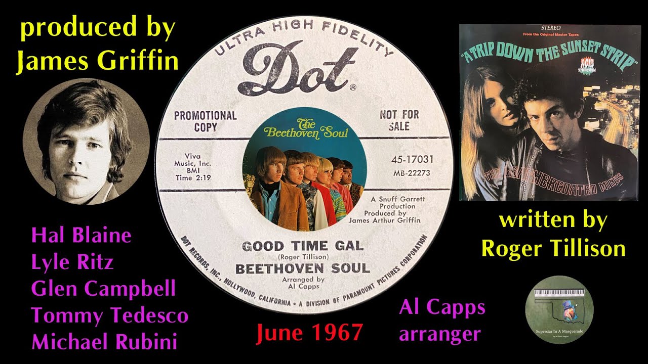Beethoven Soul "Good Time Gal" 1967 Roger Tillison James Griffin Hal ...
