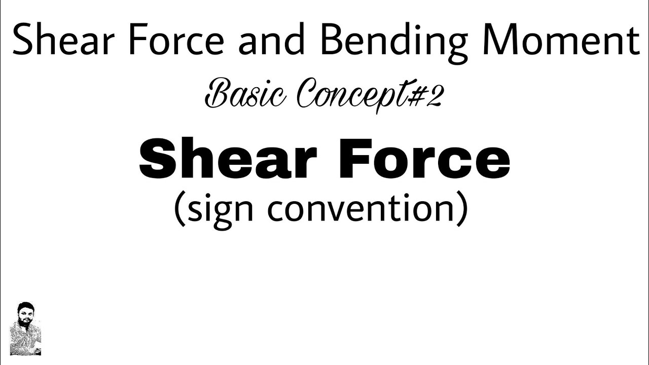 2. Shear Force and Bending Moment | SF Sign Convention - YouTube