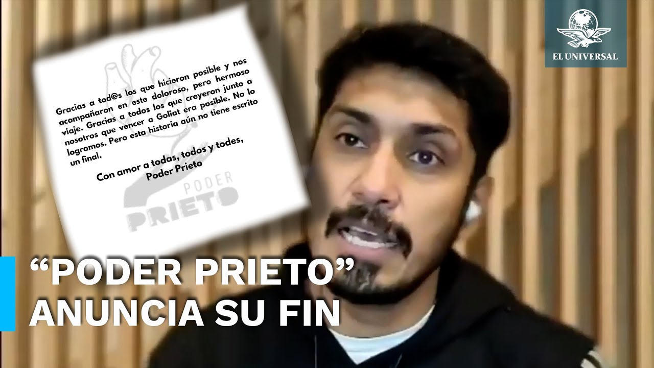 Anuncian el fin de “Poder Prieto”, colectivo de Tenoch Huerta - YouTube