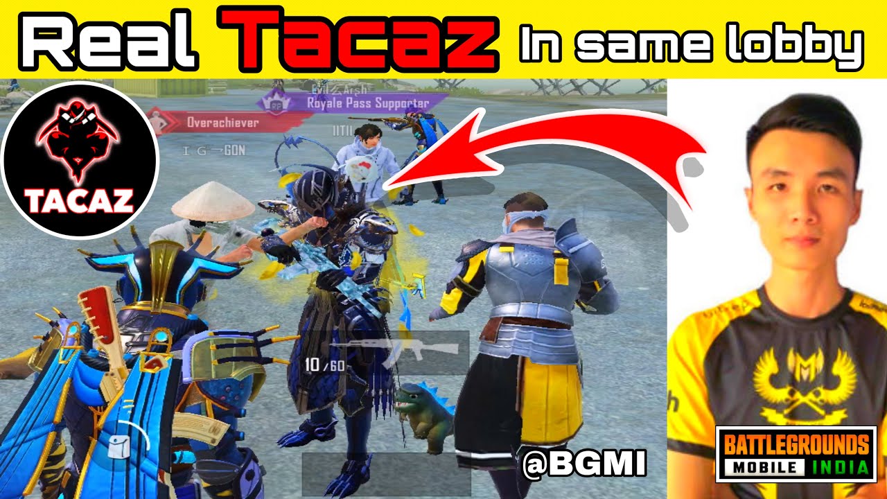 @Tacaz in my lobby BGMI 😱 | Pubg Mobile - YouTube