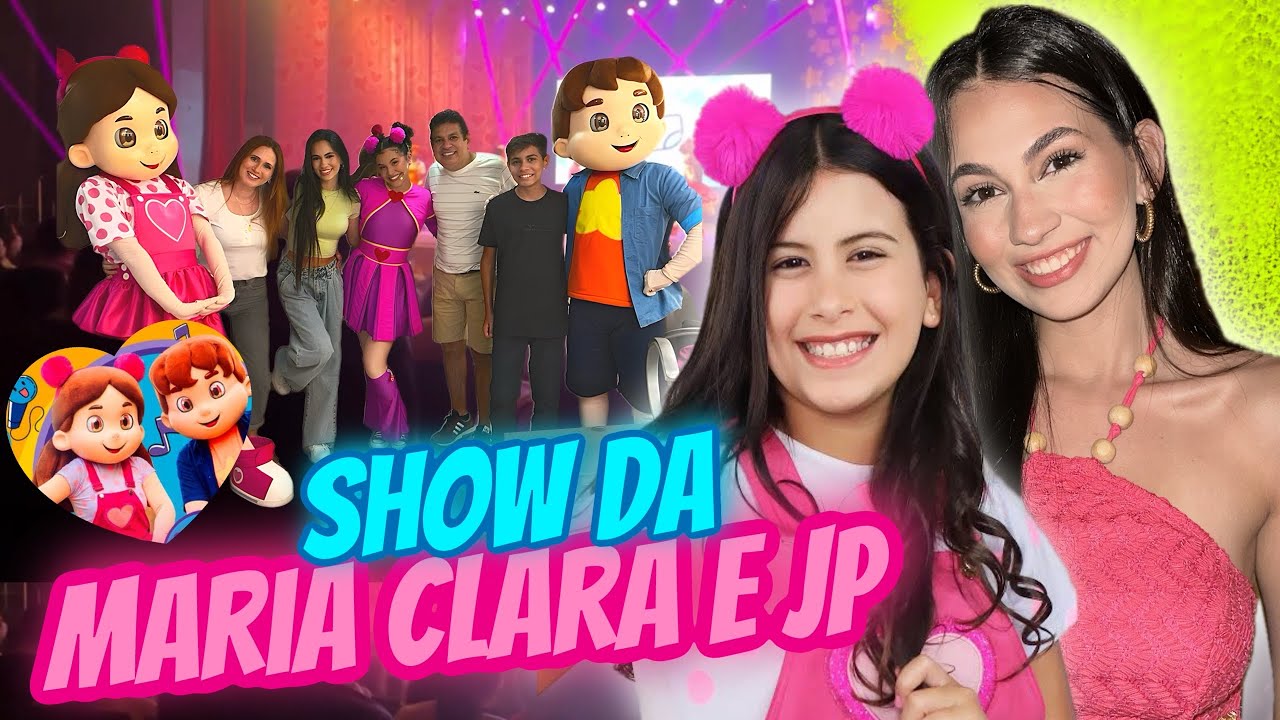 MOSTREI TUDO !! FOMOS no MELHOR SHOW MARIA CLARA e JP 😍 DESAFIEI os ...