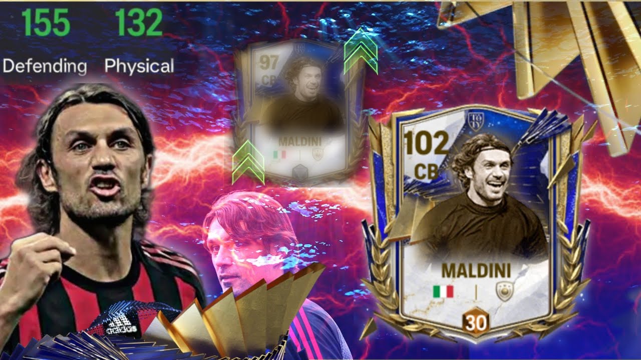 102 OVR MAXED TOTY Event Icon Maldini H2H & VSA Gameplay Review | The ...