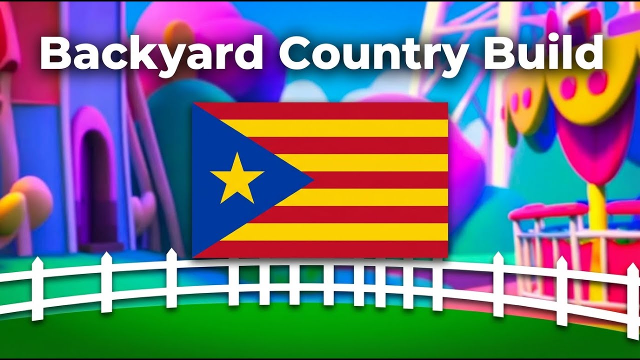 I Built A Temporary Country In My Backyard - YouTube