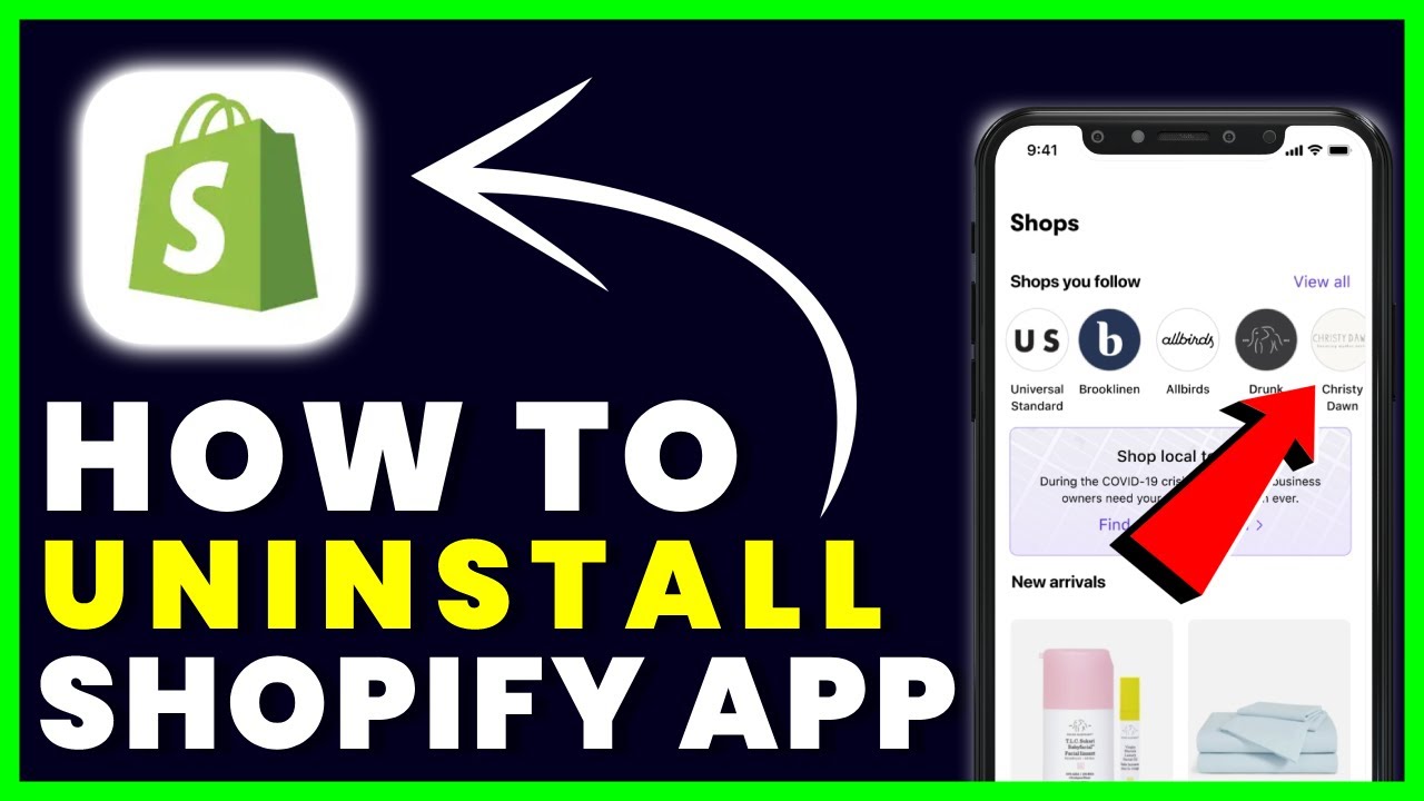 How to Uninstall Shopify App | How to Delete & Remove Shopify App - YouTube