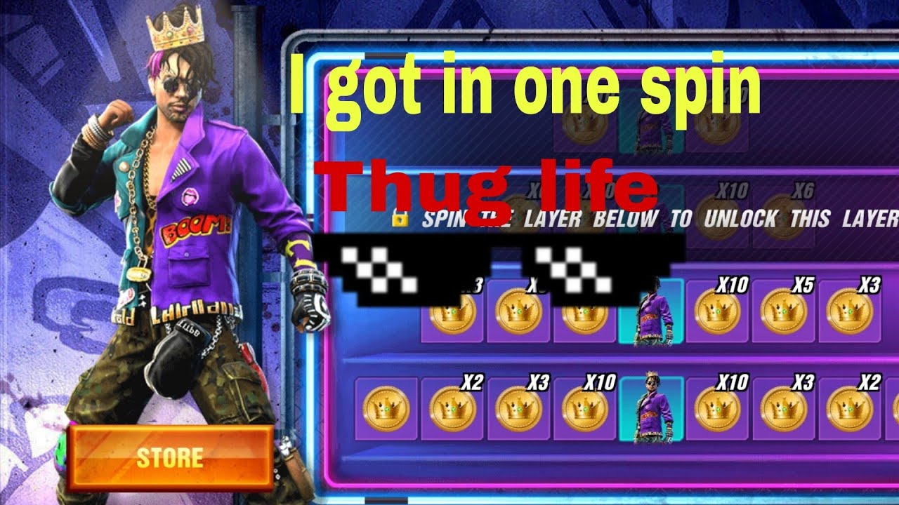New crown the boxer event// I got new bundle in one spin// thug life ...