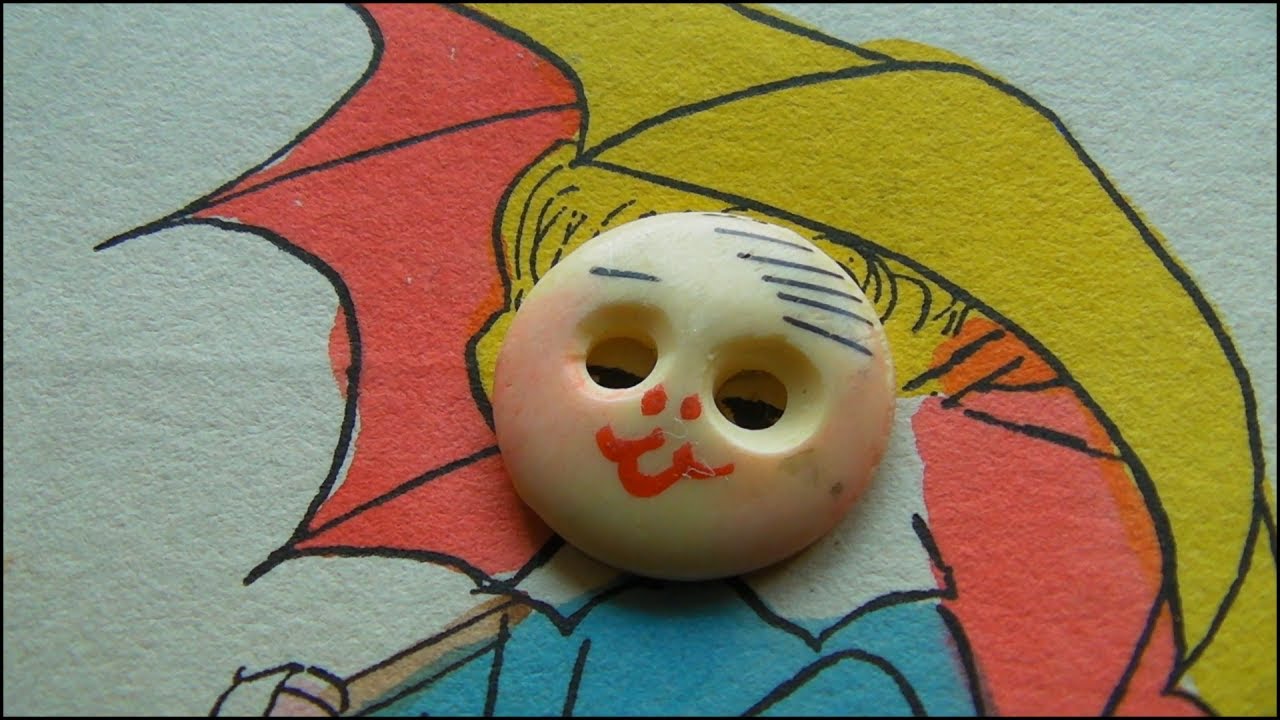 Collecting Novelty Button Face Postcards - YouTube
