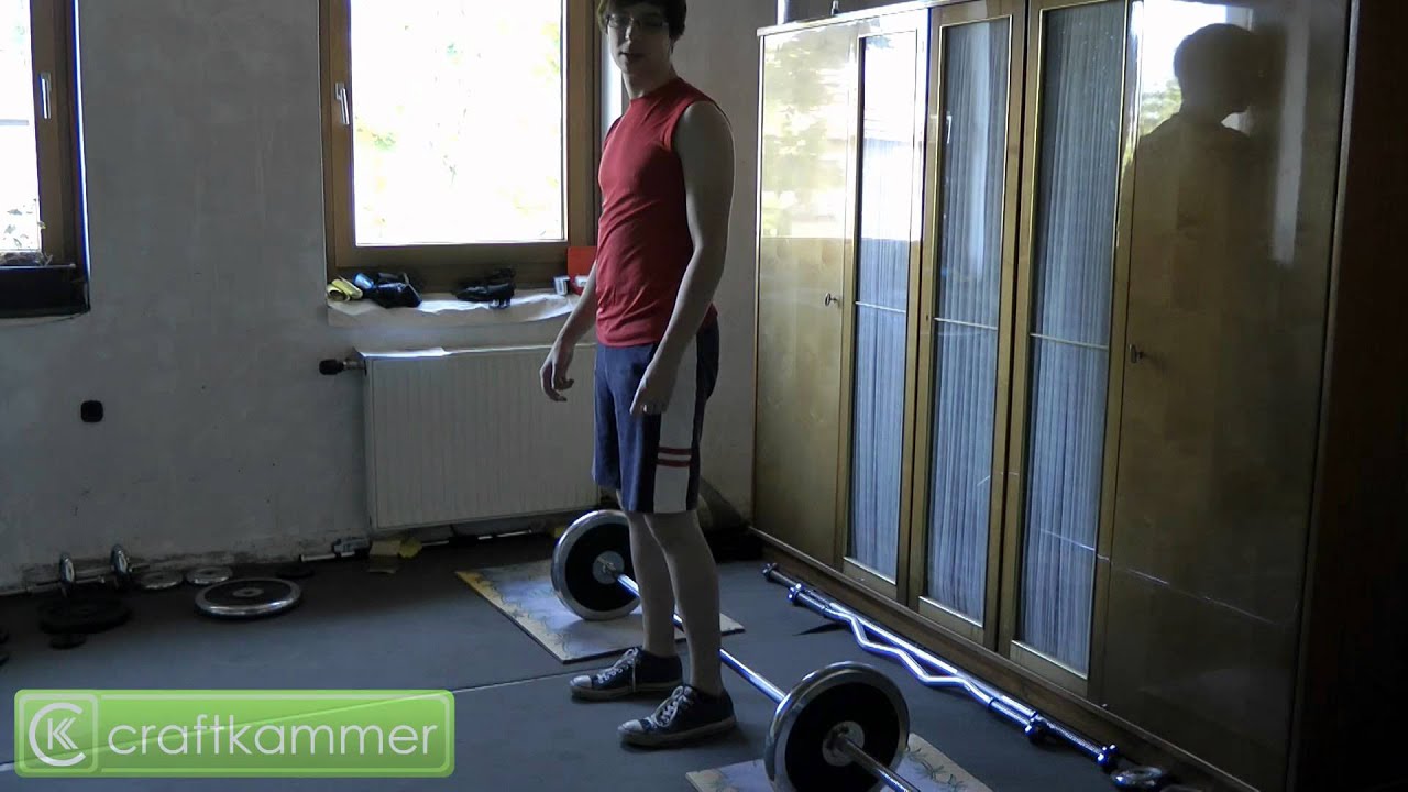 How 2 Hackenschmidt Kniebeugen (Hack Squat) - YouTube