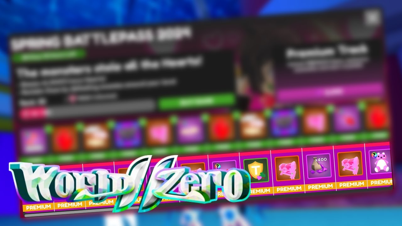 World // Zero ╬ Opening Spring Battlepass 2024 ╬ [ Premium Pass ] - YouTube