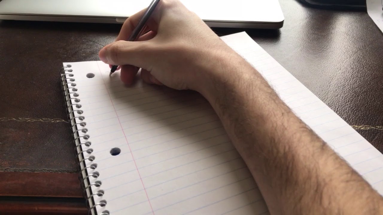 How to Successfully Write Ideas Down on a piece of paper (4K) - YouTube