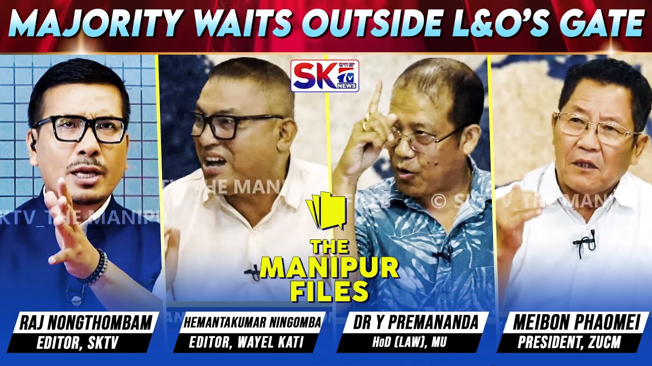 "MAJORITY WAITS OUTSIDE L&O’S GATE" on "THE MANIPUR FILES" [15/10/25 ...