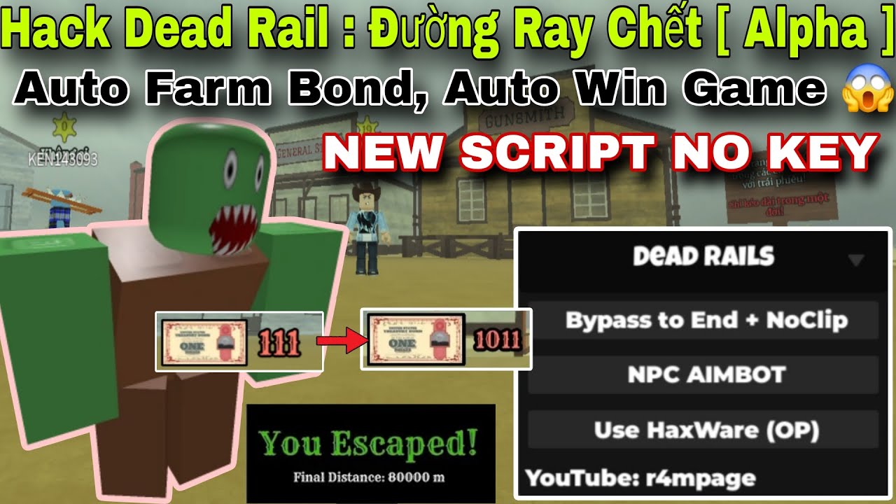 Cách Hack Roblox Dead Rail Update Mới Nhất | New Dead Rail Script No ...