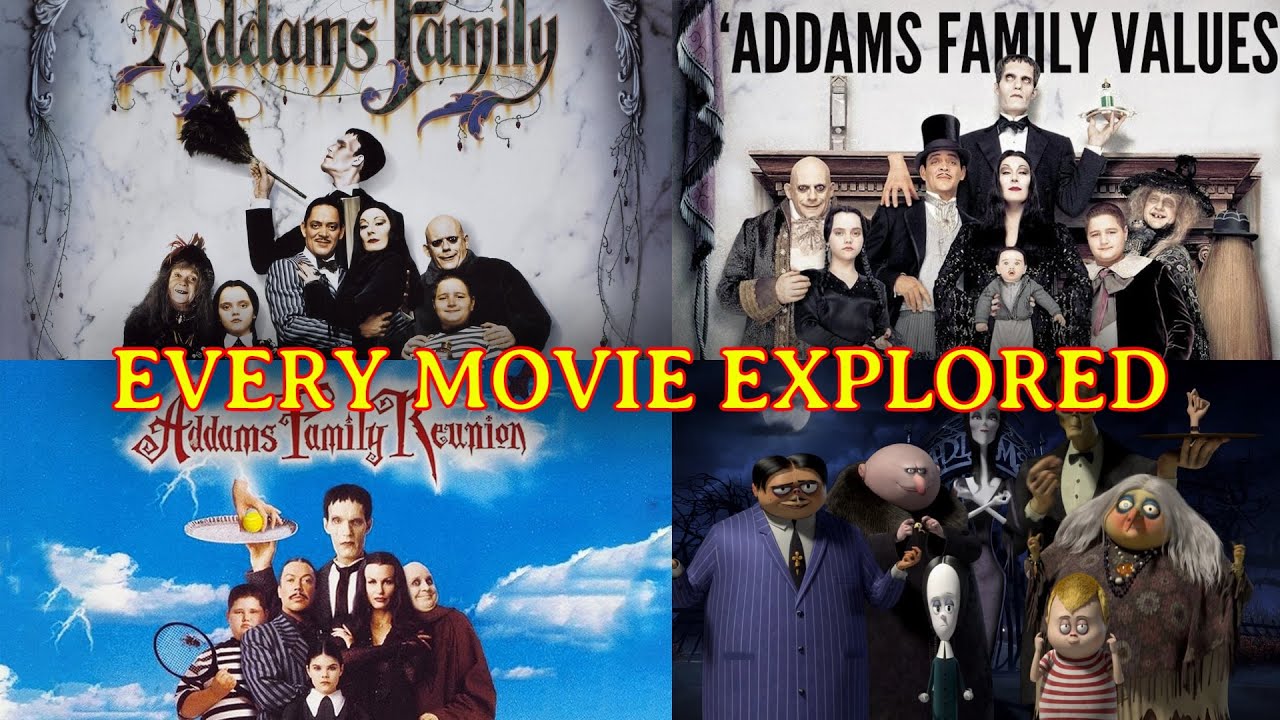Every Addams Family Movie Explored | From 1991 to 2021 - YouTube