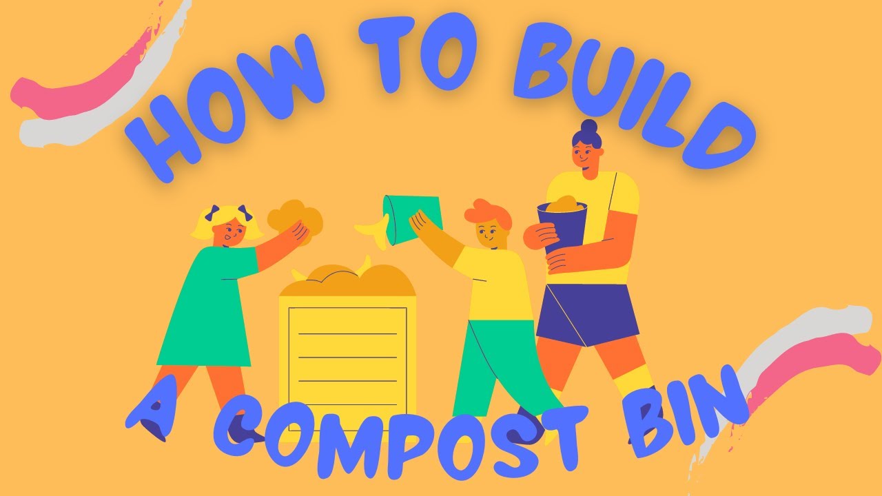 How To Make A Compost Bin - YouTube