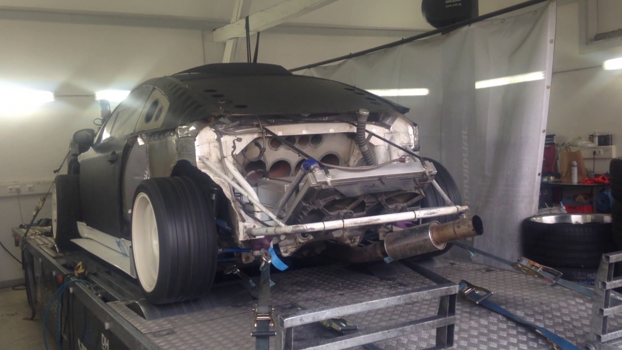 HK-Power G35 2JZ - Driftcar Dynotests Antilag - YouTube