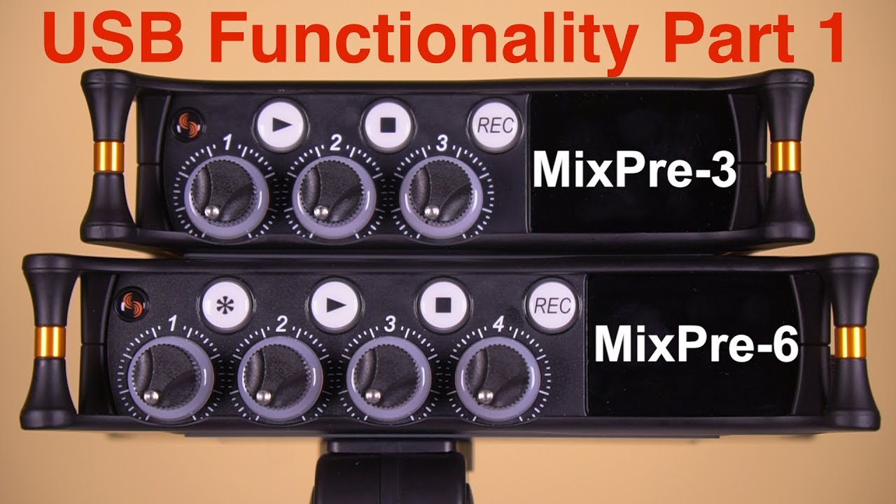 How to use a Sound Devices Mixpre-3 or Mixpre-6 as a USB interface Part ...
