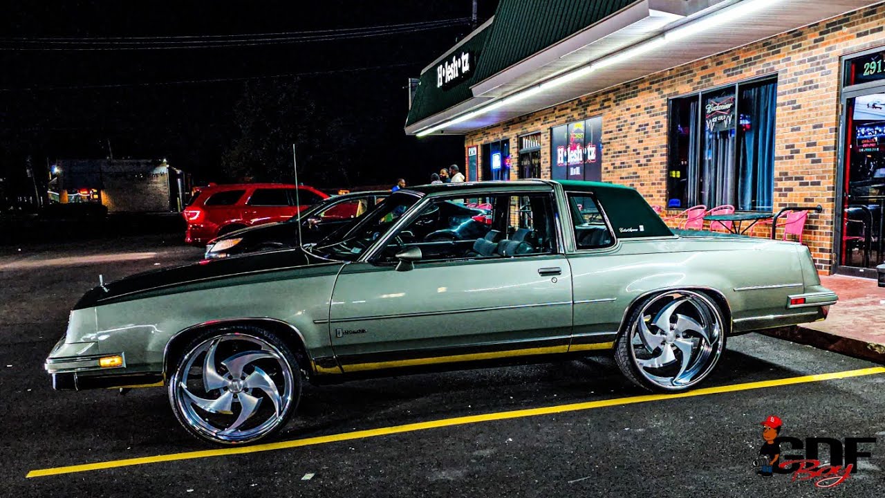 Oldsmobile Cutlass Supreme on MTW Billet 24s - YouTube