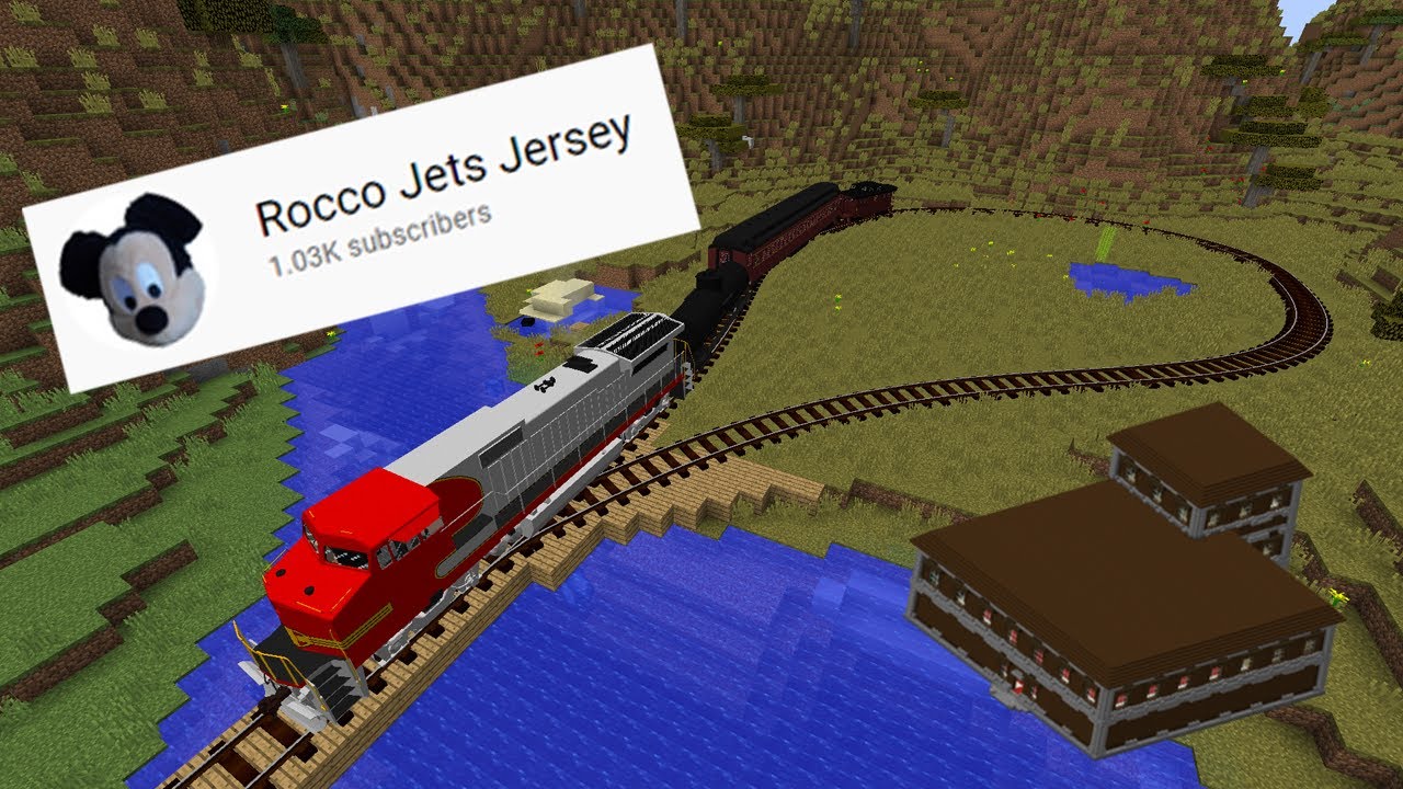 Minecraft Immersive Railroading Train Ride 10: The Ride to the Mansion ...