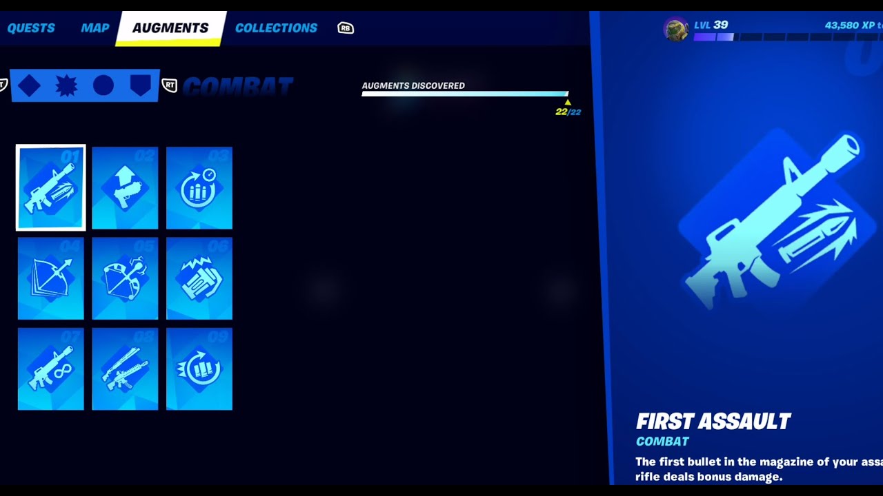 Fortnite - All Augments - Chapter 4 Season 1 - YouTube