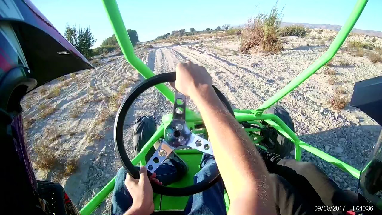 Predator 420cc Stage 1 mod race vs. Yerfdog Spiderbox 150cc GY6 - YouTube