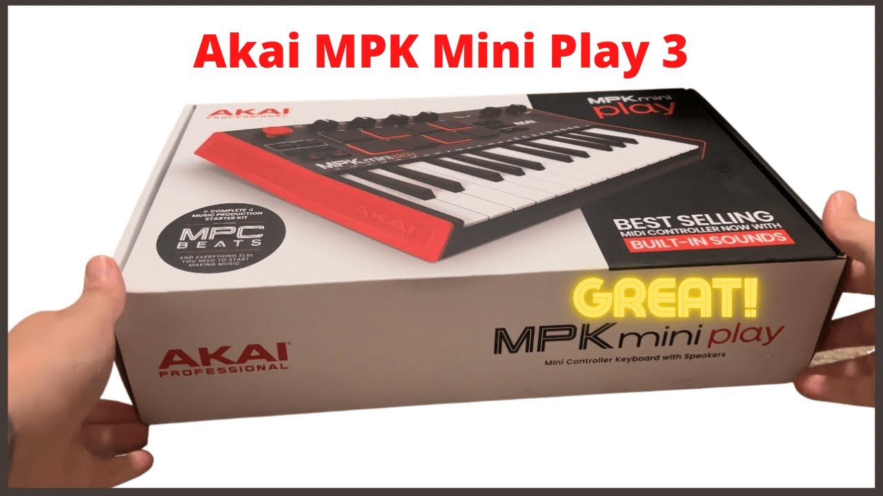 Akai MPK Mini Play 3!!! I can tell the difference!!!! Awesome 👏 - YouTube