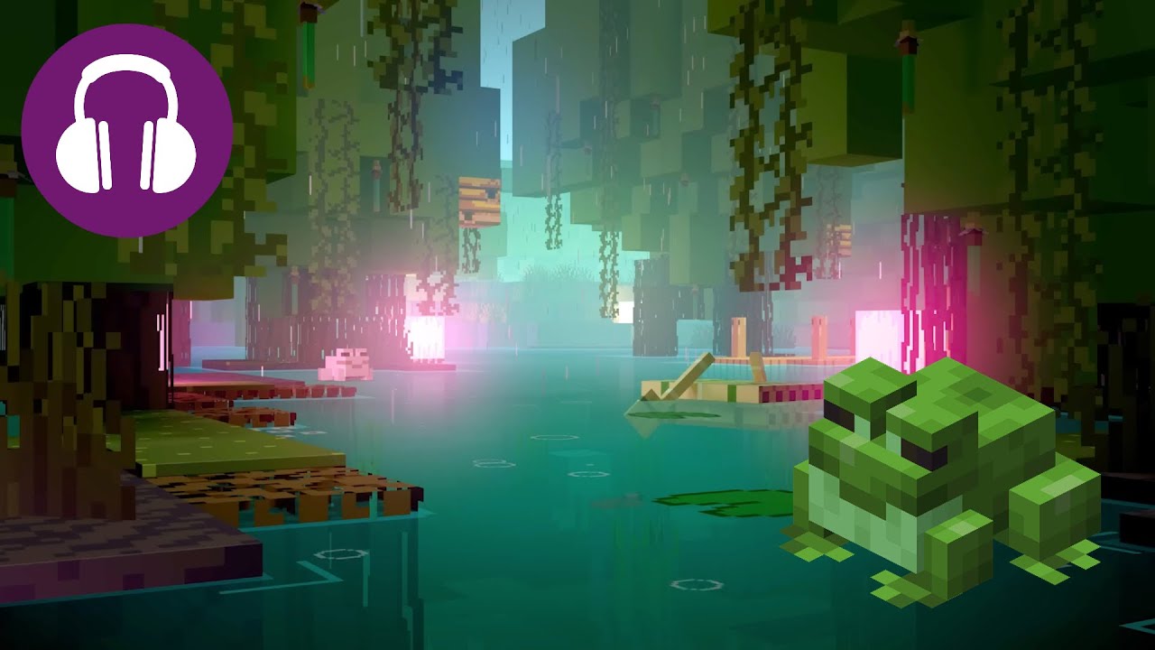 Chilling In A RAINY SWAMP 💤 Relaxing MINECRAFT Ambience | Rain Sounds ...