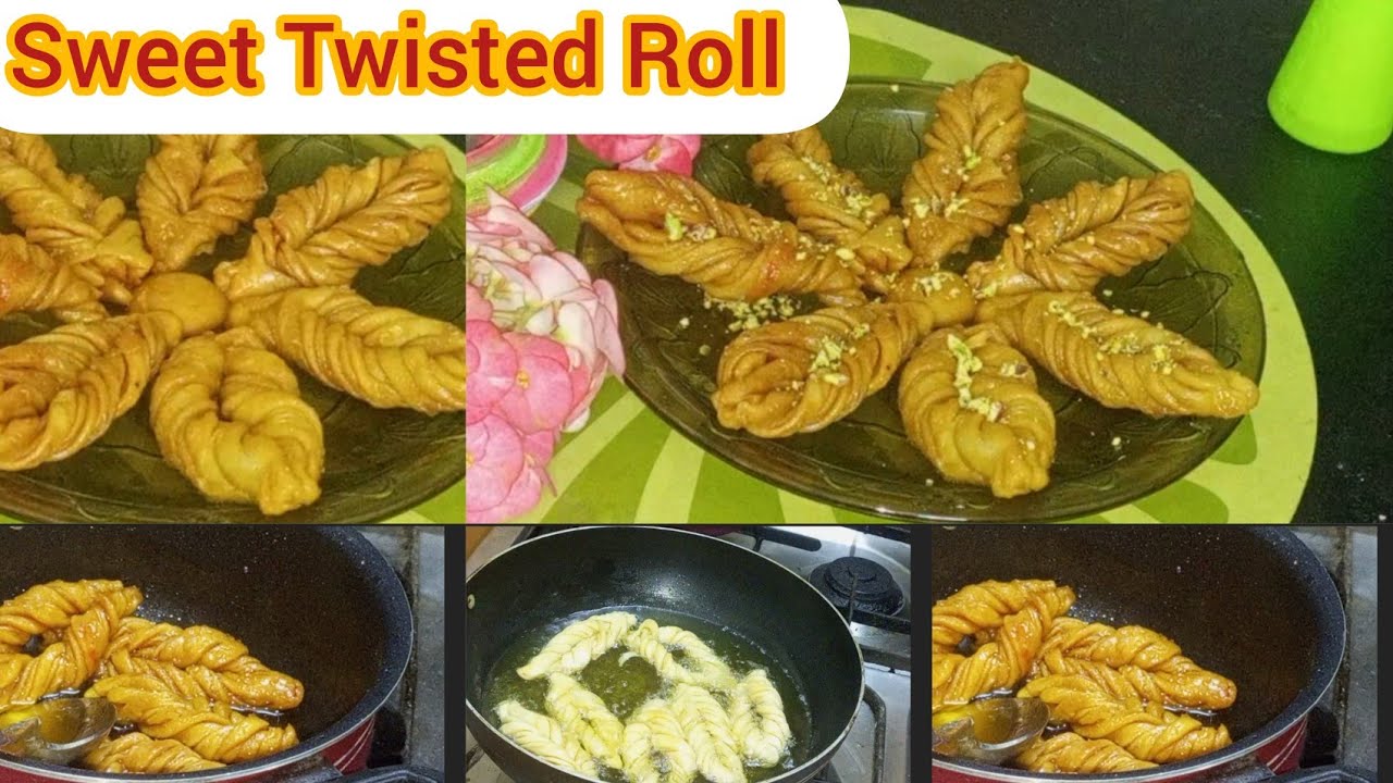 How To Make Sweet Twisted Roll || pitti petha only 3 ingredients || 2.0 ...