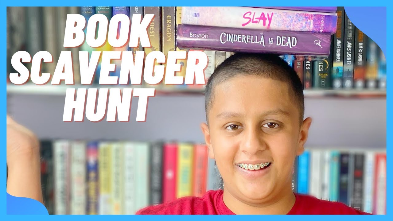 Book Scavenger Hunt! 📚 Fun Bookish Challenge - YouTube