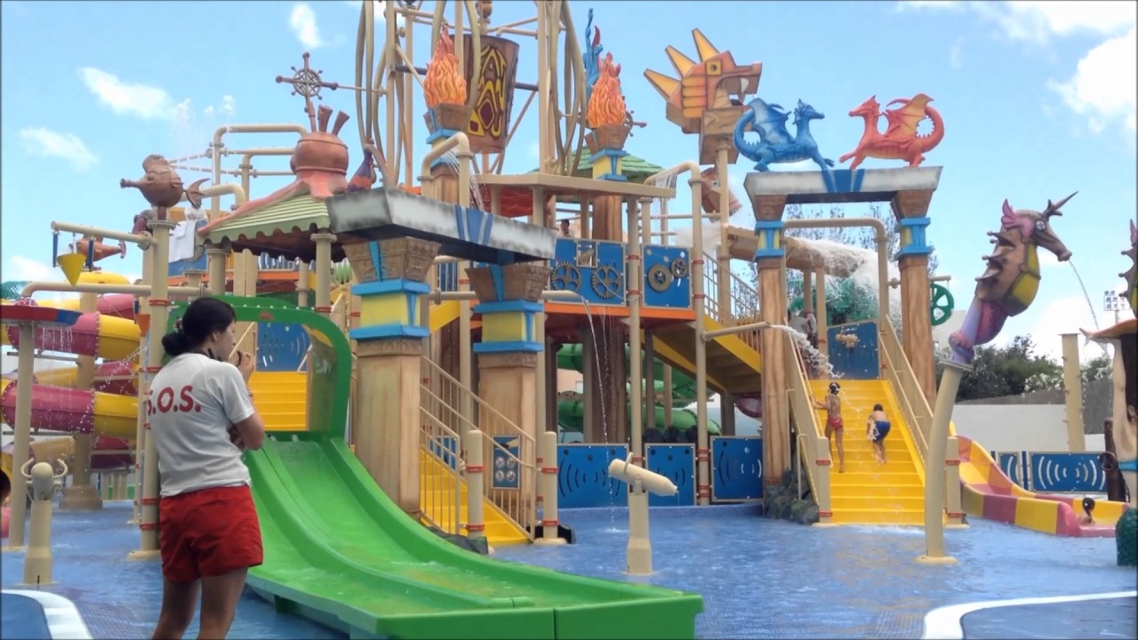 Water Activity Play Structure 10 Platform - YouTube