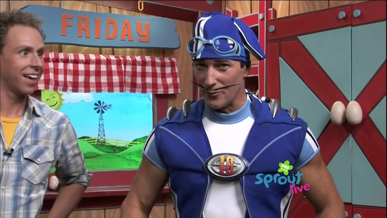 Sportacus on The Super Sproutlet Show 2012-07-27 1080i HDTV - YouTube