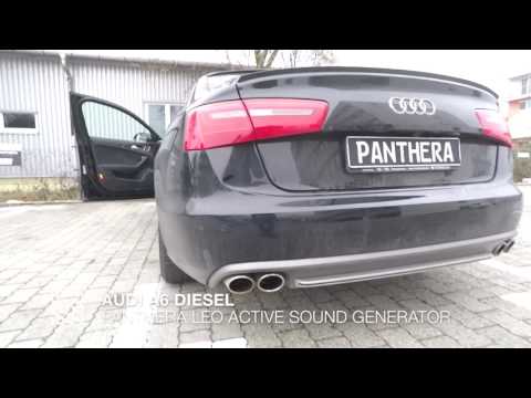 Audi A6 - Diesel mit Pardus Power Pedal App Steuerung und V8 Sound Generator