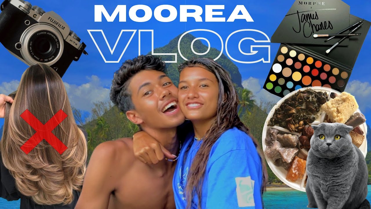 Premier VLOG YT à Moorea ( ma première vidéo 😭) - YouTube