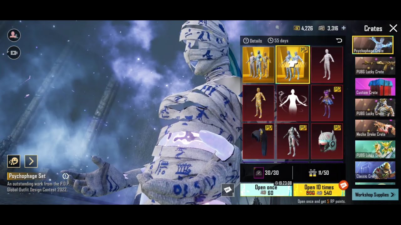 Spend more less 5000 UC to get Psychophage Set - PUBG MOBILE - YouTube