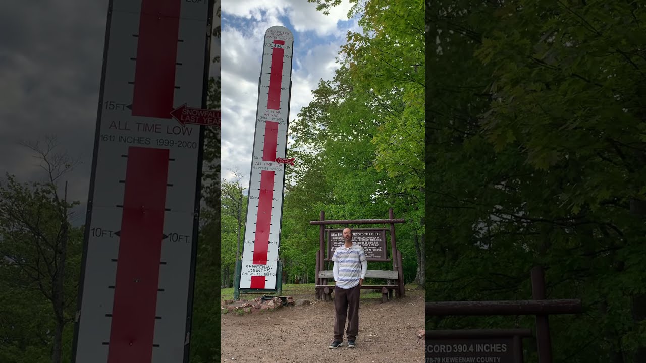 Snow Gauge Meter - Mohawk, Michigan - YouTube