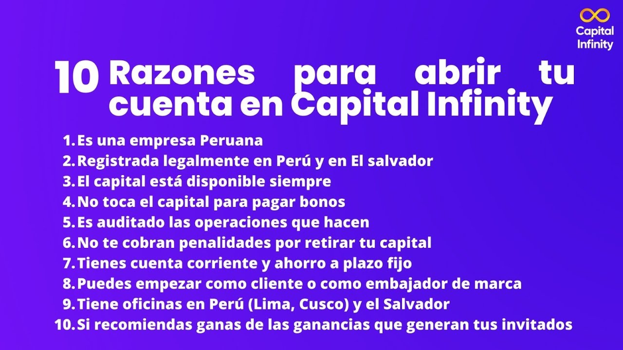 Tutorial Registro y Fondeo de Capital Infinity - YouTube