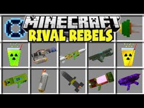 Minecraft Rival Rebels mod 1.7.10 (nükleer bomba silahlar, titan robot ...