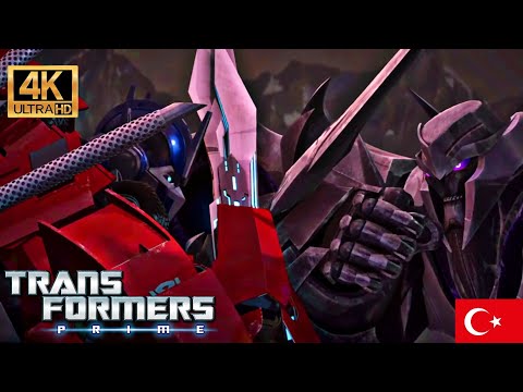 Transformers Prime - Optimus Vs Megatron (4K ULTRA HD - TÜRKÇE DUBLAJ)