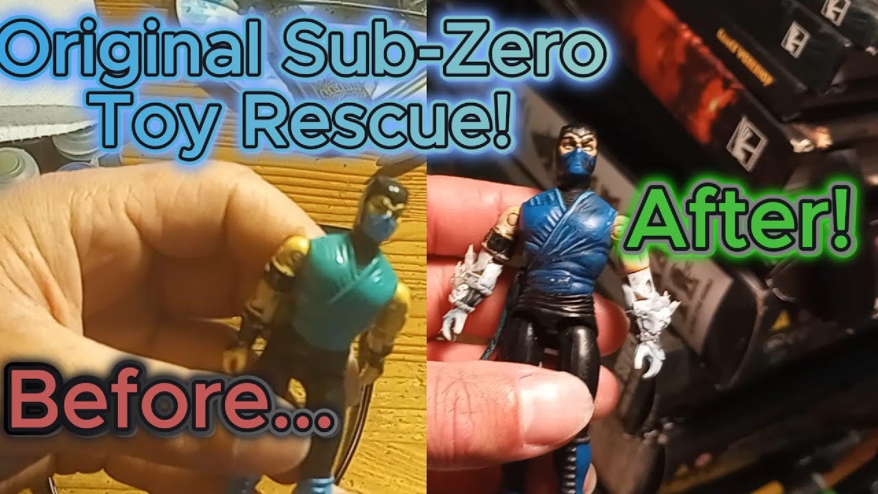 MK1 Original Sub-Zero Toy Rescue! Mortal Kombat 1 Sub-Zero Action ...