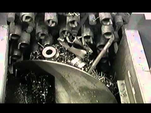 Metal chip processing - YouTube