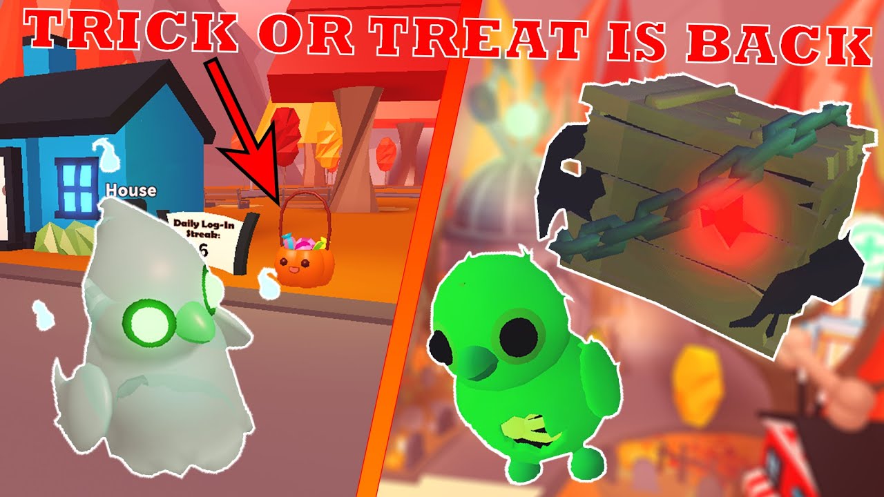 NEW HALLOWEEN CHICK BOX AND TRICK-OR-TREATING IS BACK! (Roblox Adopt Me ...