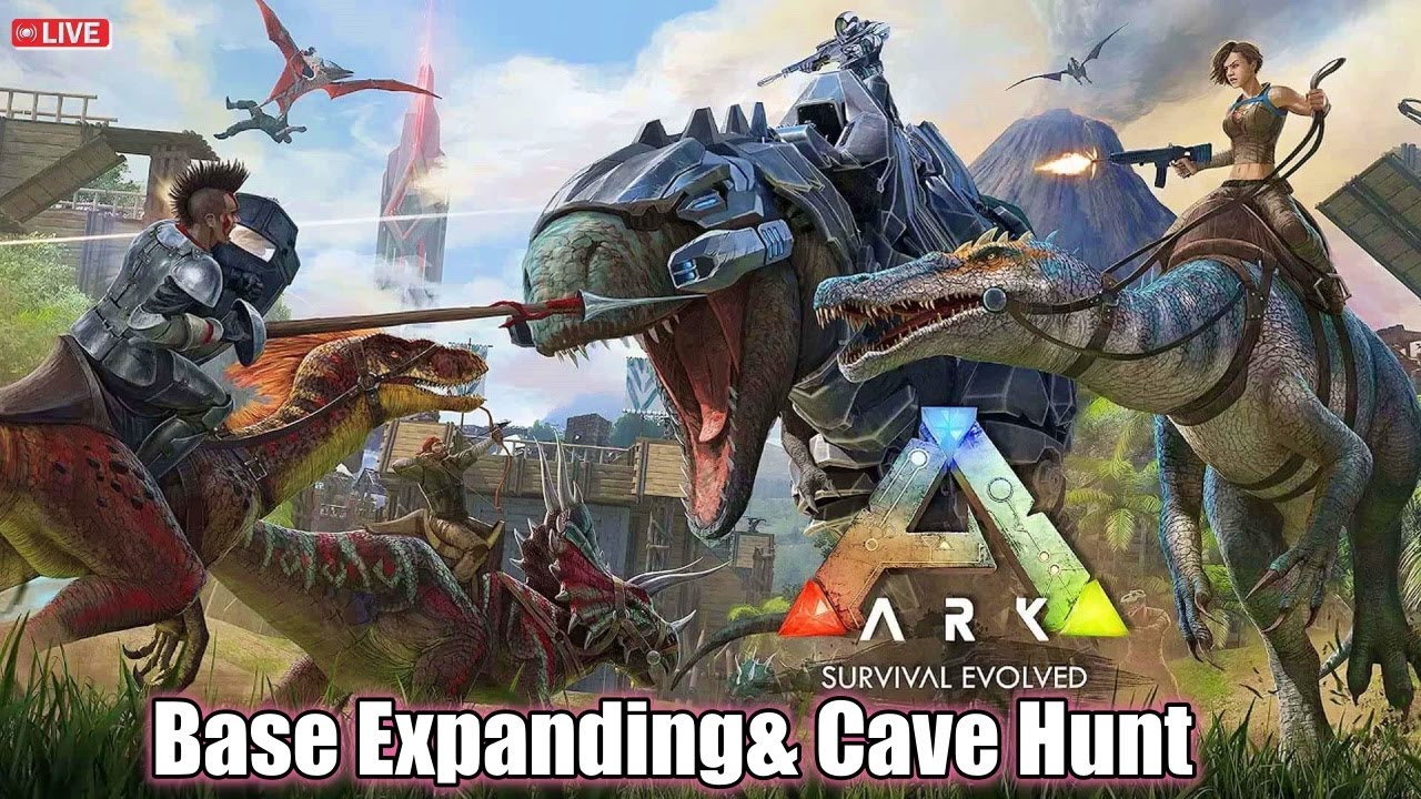 🏰 Base Expansion & Cave Raid Prep! | ARK: Survival Evolved Duo Gameplay ...