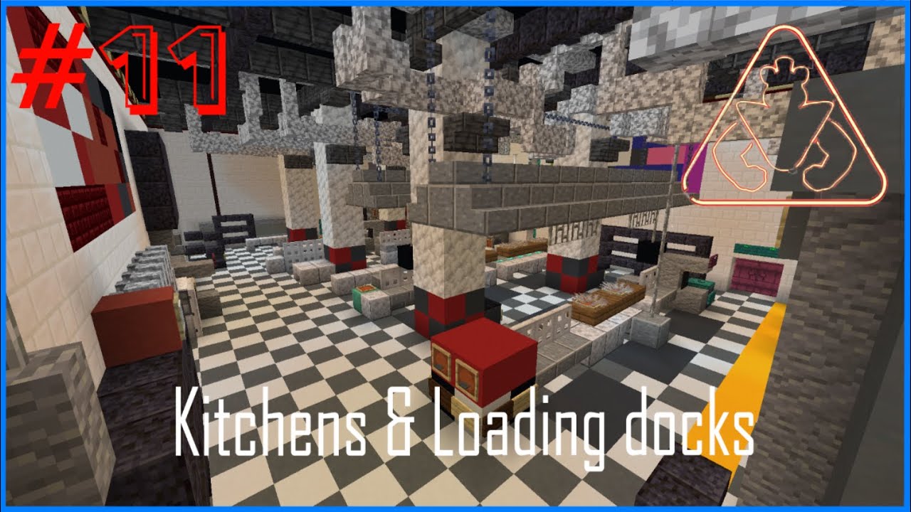 Minecraft Security Breach Recreation Part 11 | Kitchens & Loading docks ...