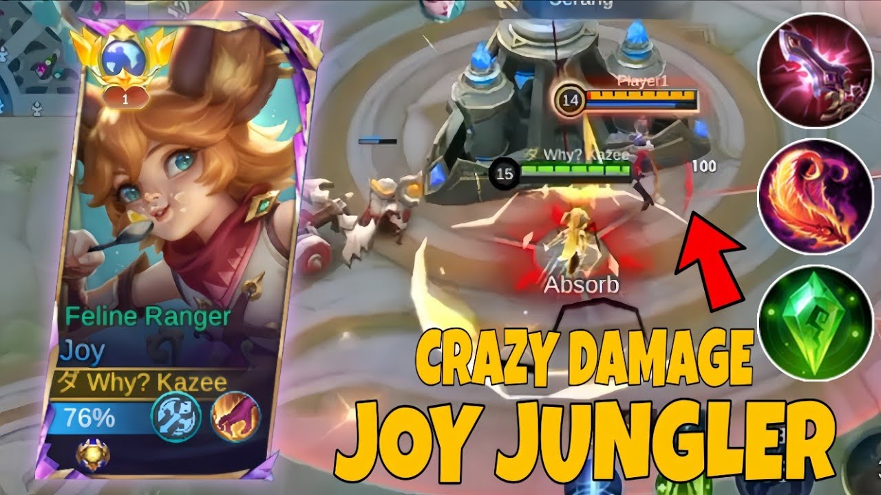 CRAZY DAMAGE JOY JUNGLER!! MM OR MAGE MAKES FOOD JOY || GAMEPLAY JOY ...