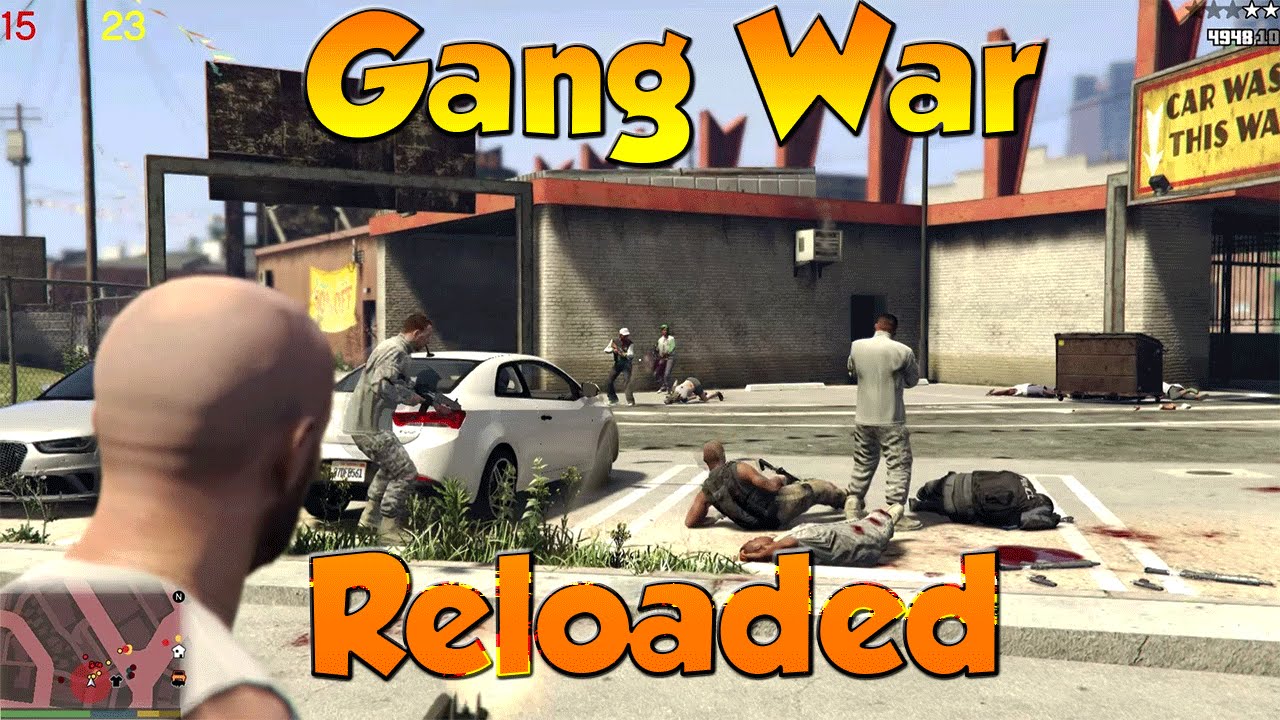 GTA 5 PC MODS - GANG WAR RELOADED - YouTube