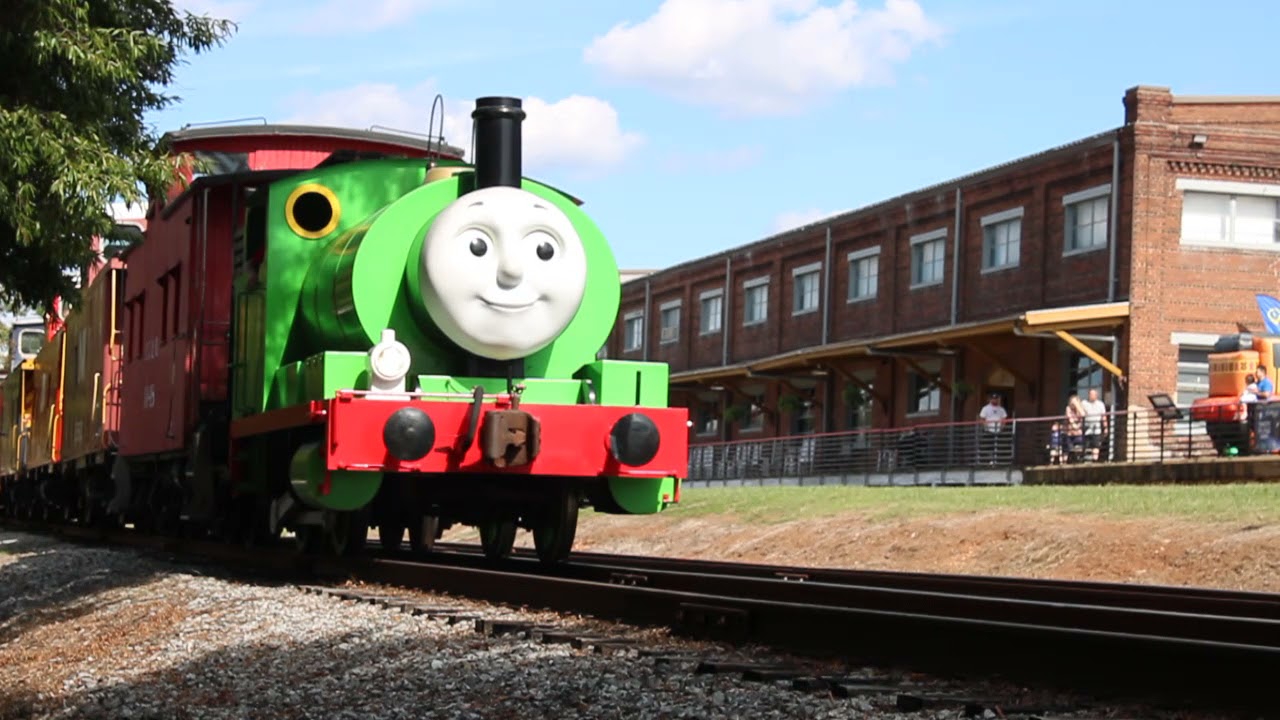 Percy the Green Engine at the NC Transportation Museum - YouTube